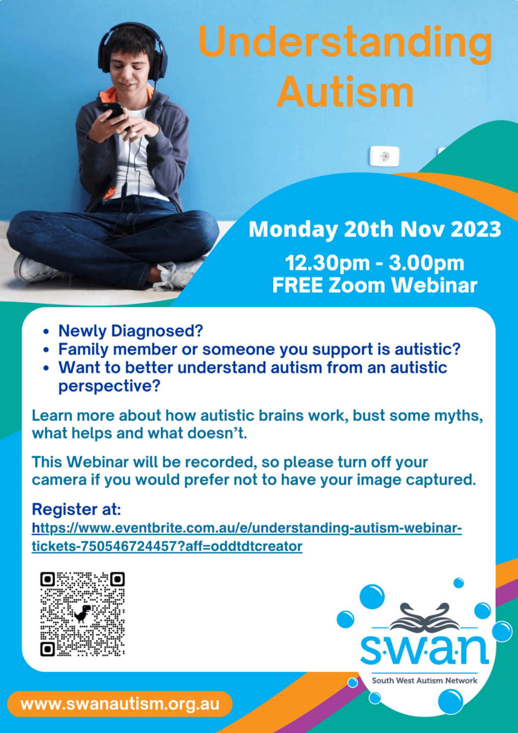 Understanding Autism - FREE Webinar - SWAN